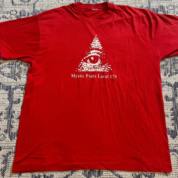 American Vintage | Shirts | Vtg 9s Illuminati Mystic Poets Secret ...
